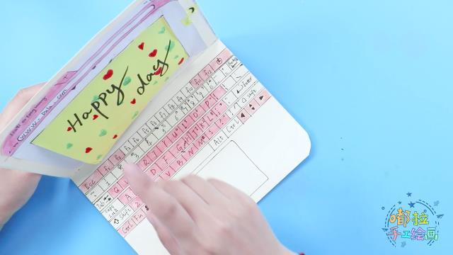 少儿美术课程 嘟拉手工绘画 苹果电脑手工!