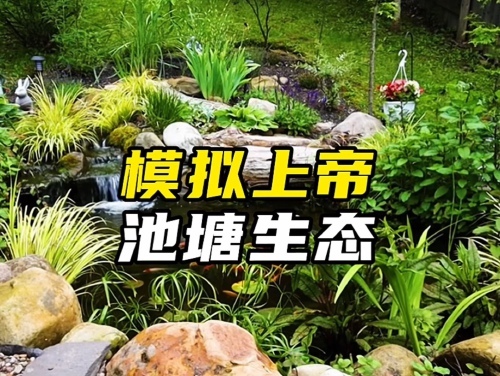 上帝模拟器:历时400天在花园里打造一个池塘生态系统