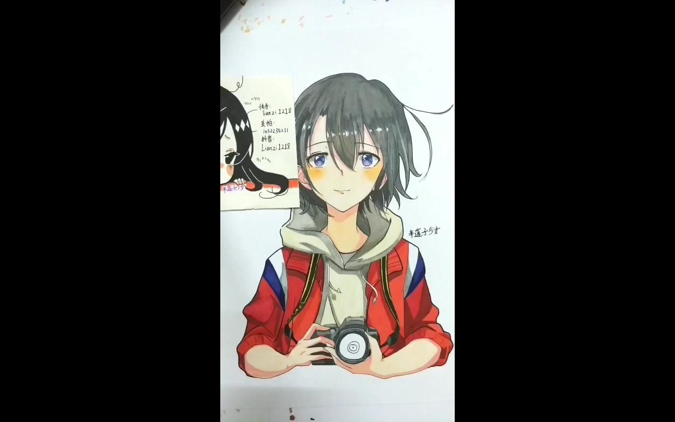 【初学马克笔】画一幅声之形——西宫结弦告诉你当肤色马克笔特别少...