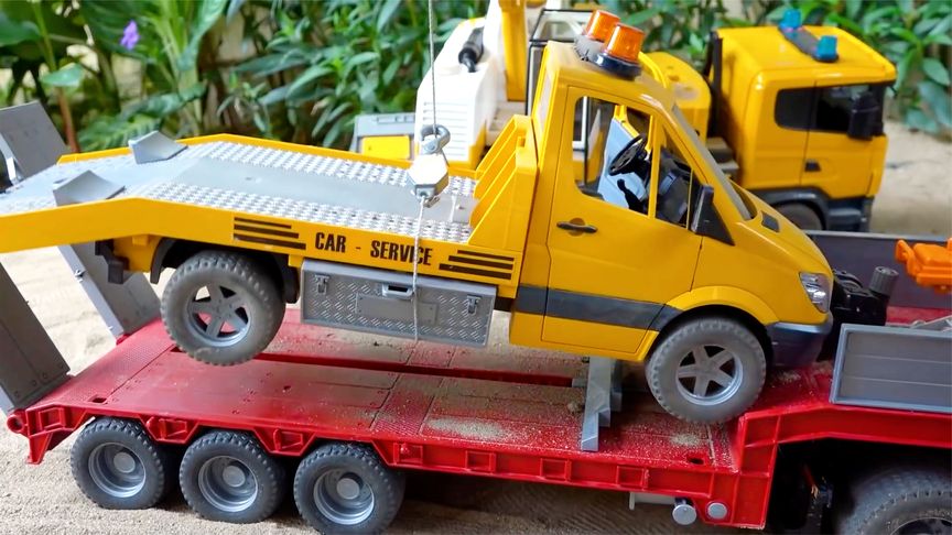 儿童动画 工程车动画片大全 早教启蒙 挖掘机视频