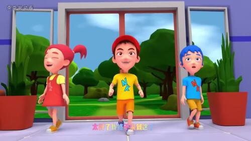 益智动画儿童安全教育乘坐扶梯的注意事项你们学会了吗