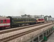 20161006 德清西站站外拍摄 K594次 DF4D3217 德清西站2道发车