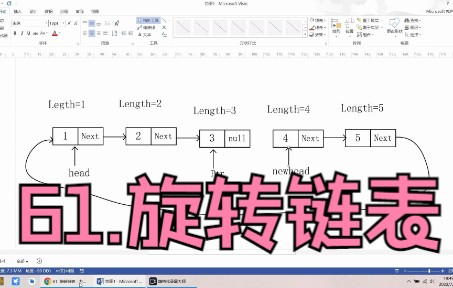 LeetCode 61. 旋转链表