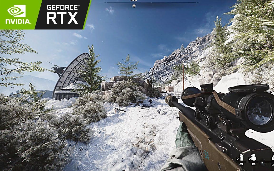 使命召唤黑色行动:冷战 ►狙击任务 RTX 3090 Ti Max 设置 4k 图形! i9-...