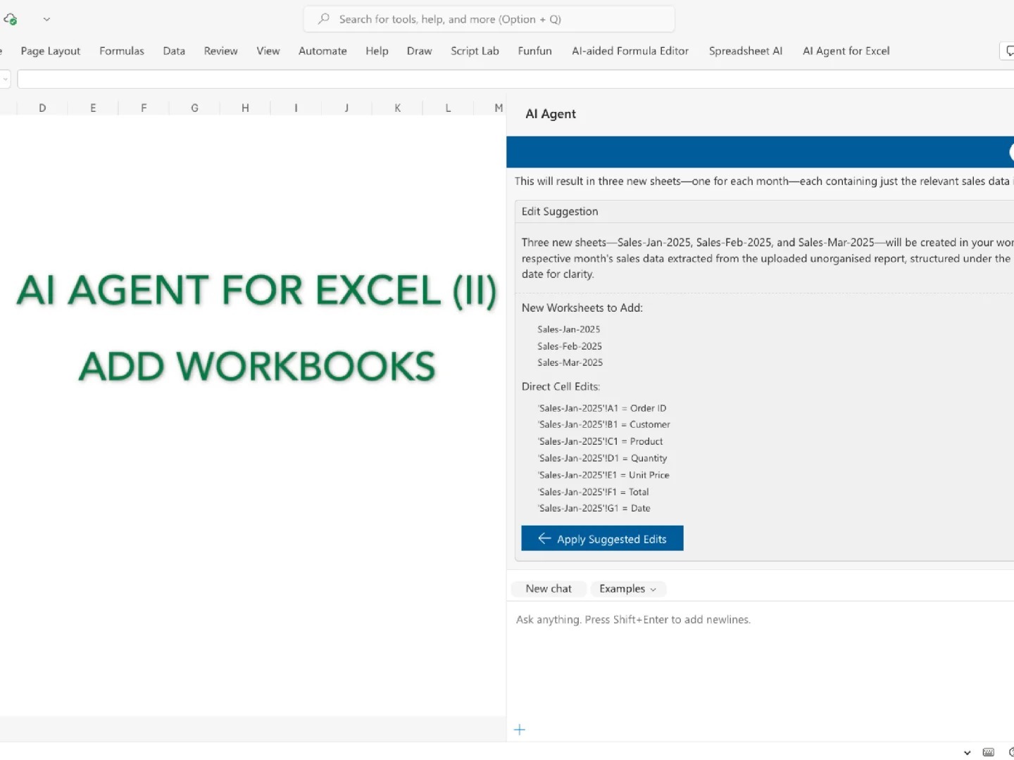 Excel AI 智能体,AI Agent for Excel (II)