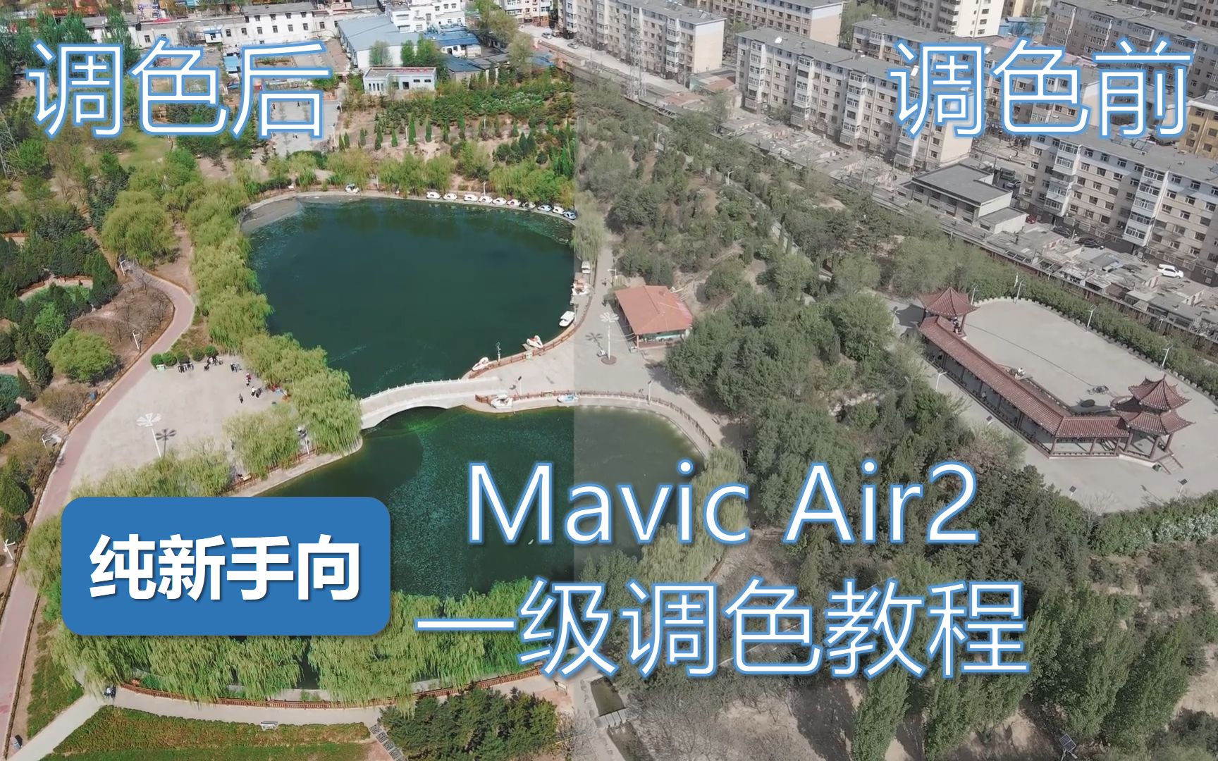 【新手向】Mavic Air2 D-cinelike素材一级调色教程