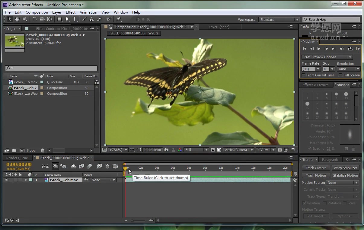 稳定画面(去抖动)