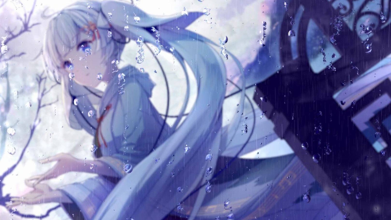 【AE教程】雨滴滑落屏幕效果