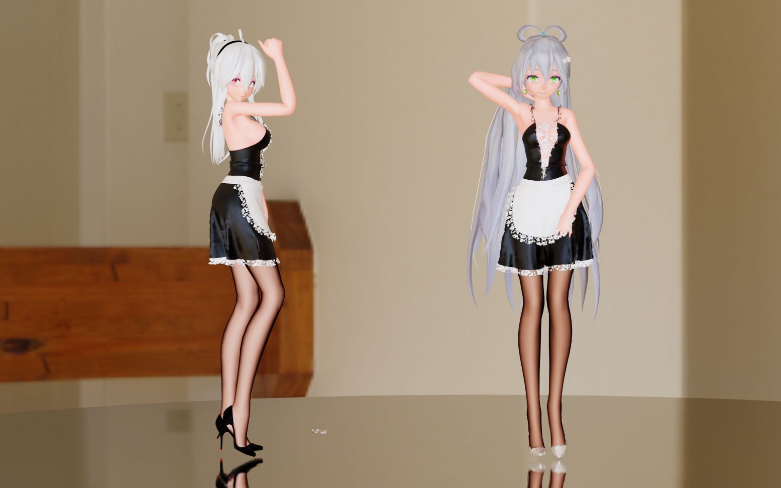 布料解算/双人MMD-Chocolate Cream