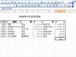 -002 Excel财务篇-制作现金日记账