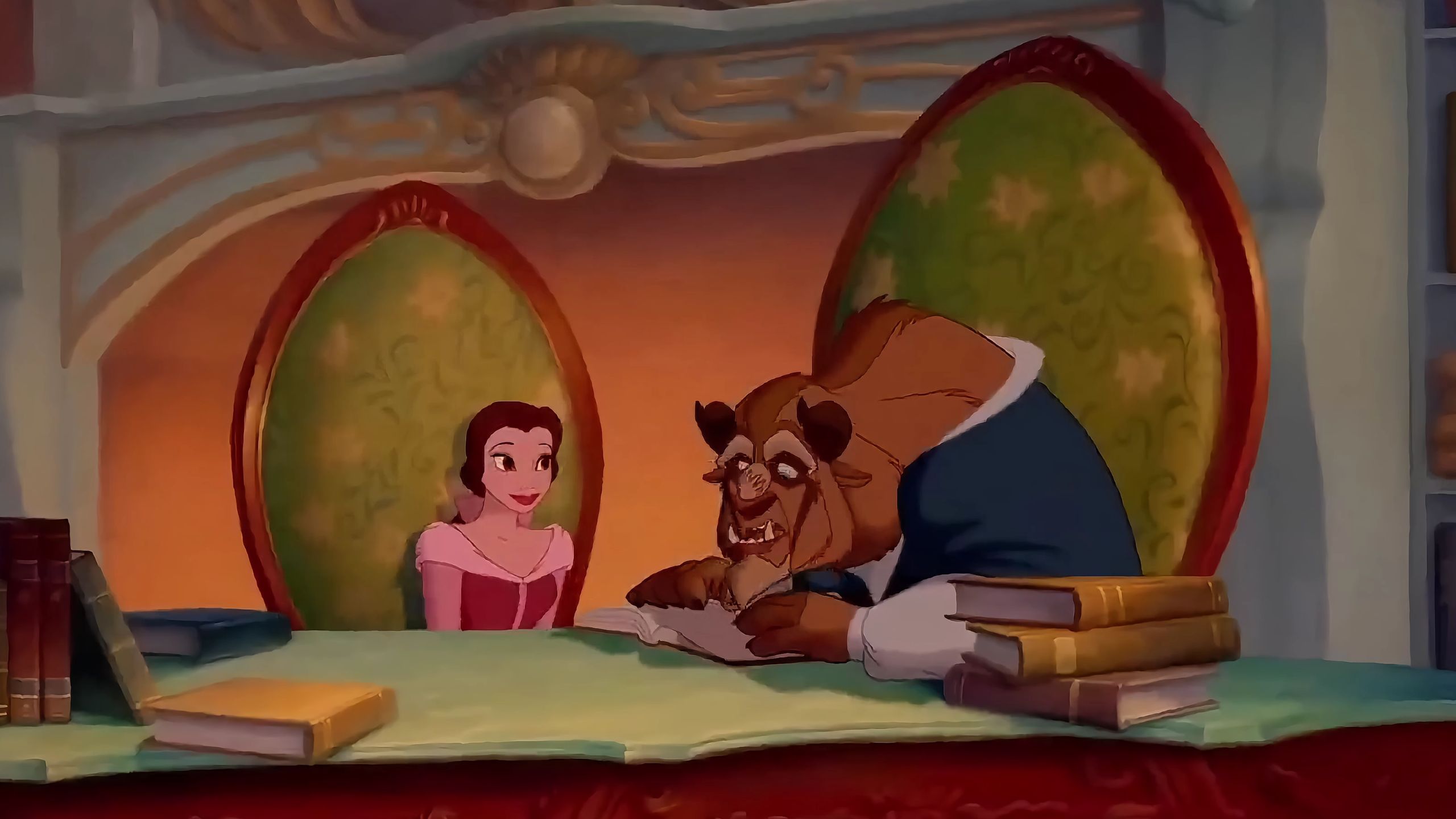 4K MV- 动画电影《美女与野兽》同名主题曲 Beauty And The Beast - ...