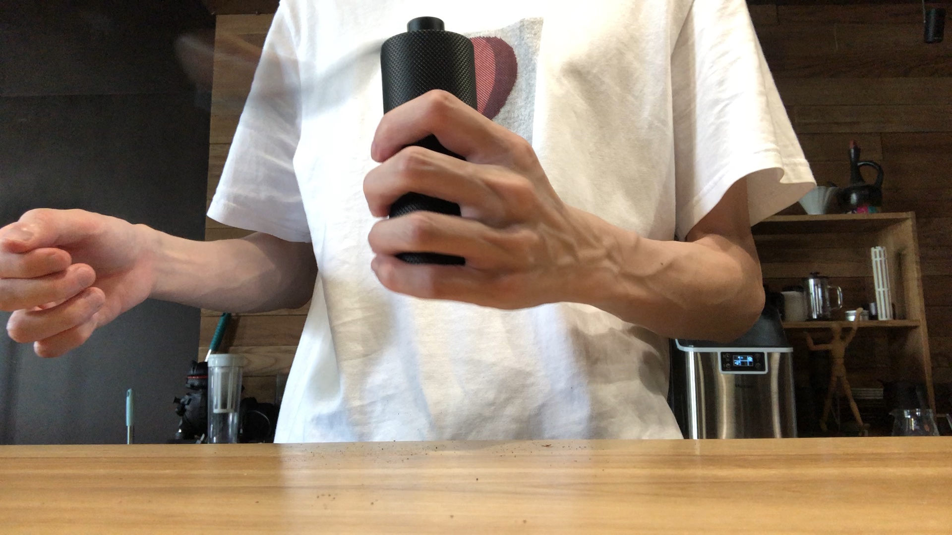 磨豆机刻度调节视频