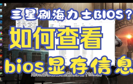 A卡三星显存能刷海力士或者尔必达的BIOS?怎样查看BIOS的显存大小...