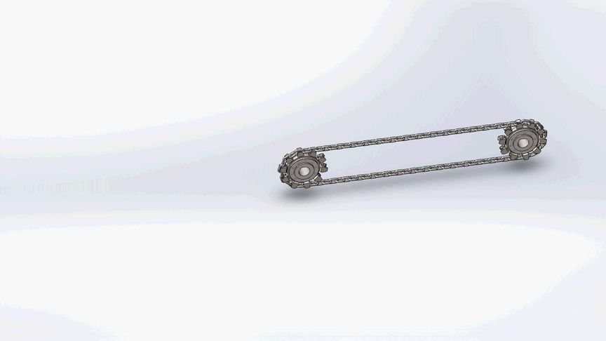 圆环链传动动画