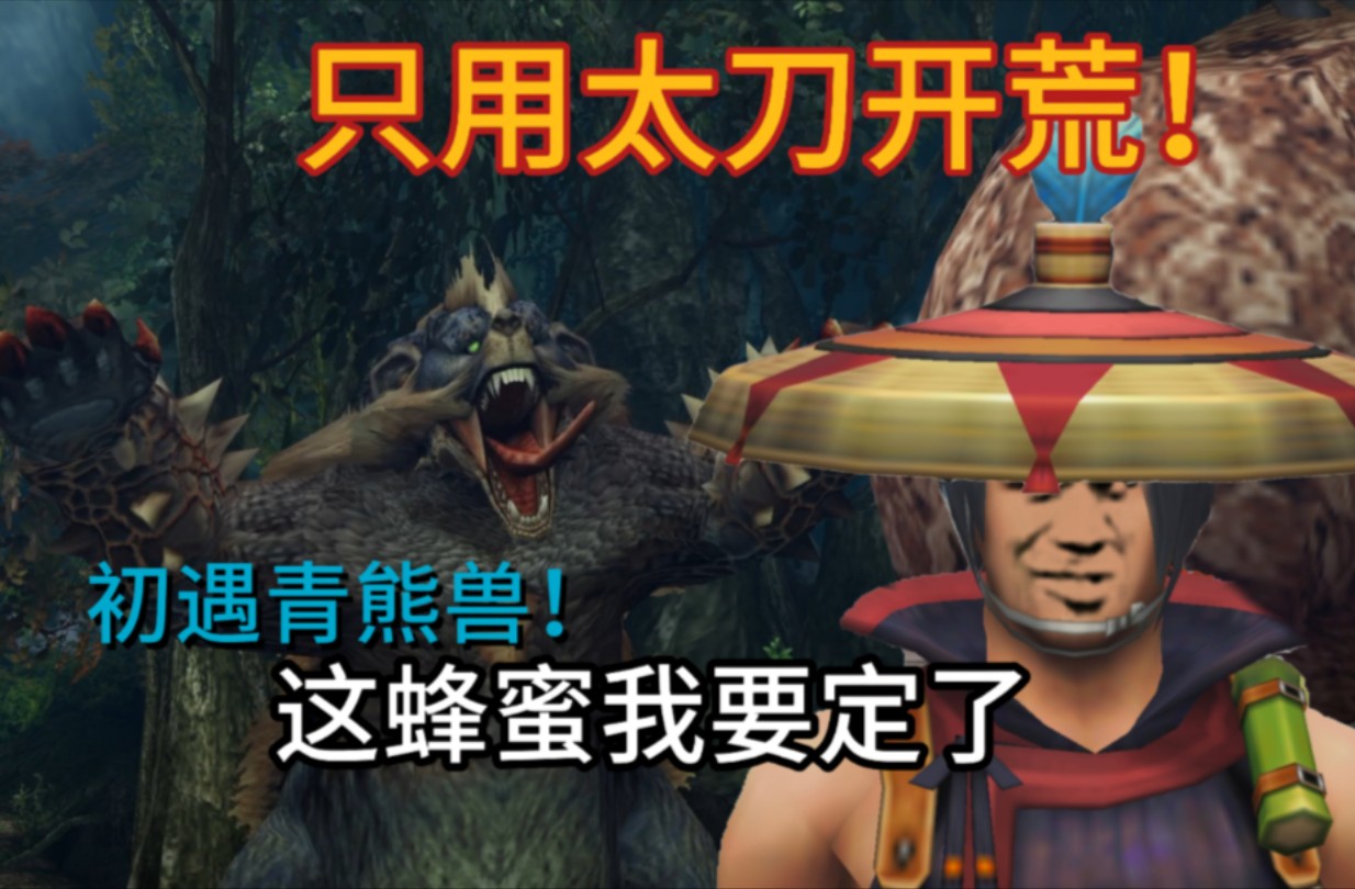 【怪物猎人p3】直接讲完村一星任务_怪物猎人