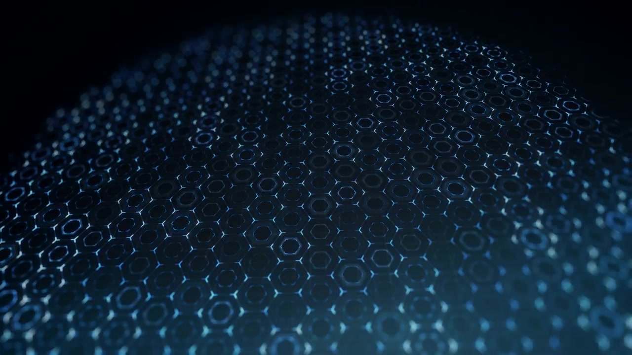 【搬运】ae制作科技六边形闪光效果