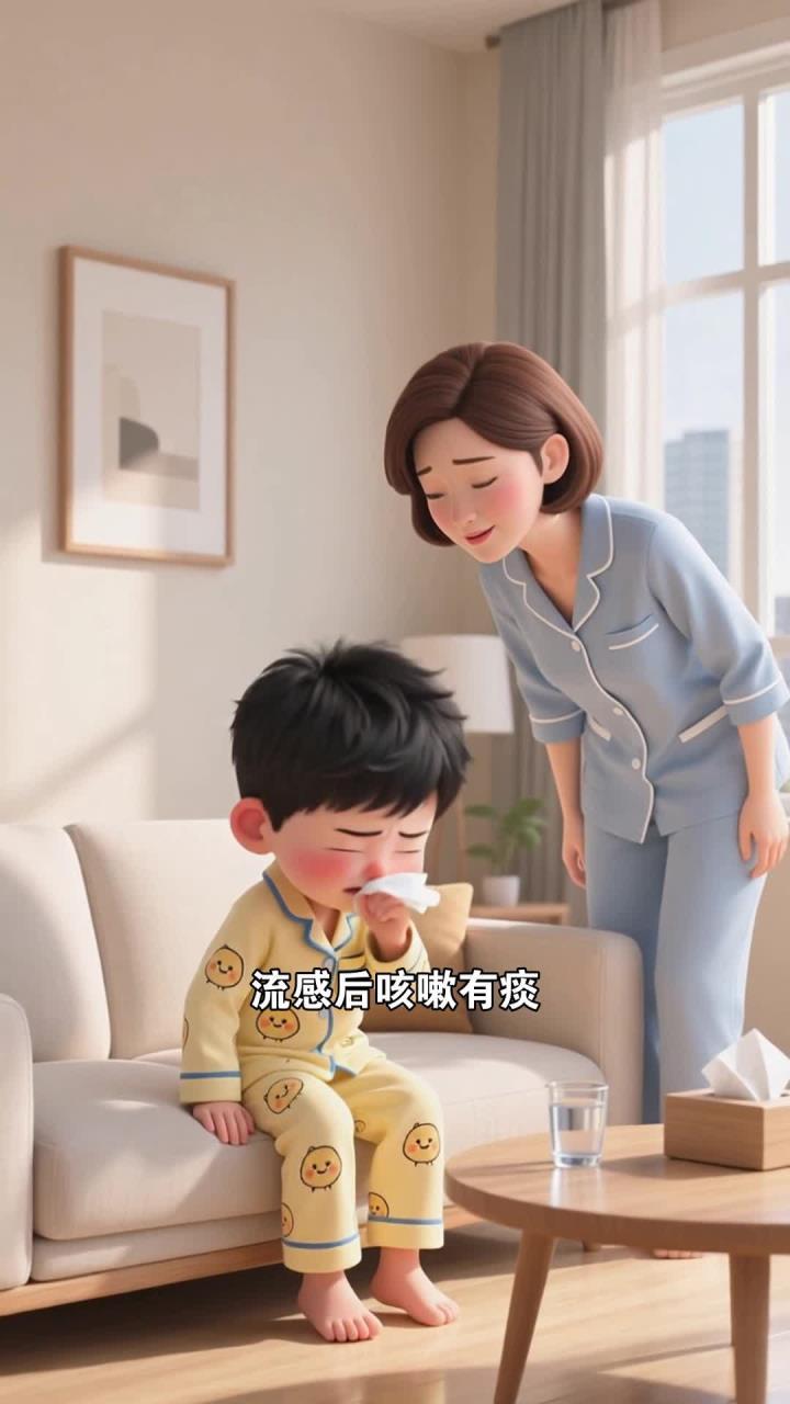 流感后咳嗽有痰?居家拍背排痰,养生护理超贴心!