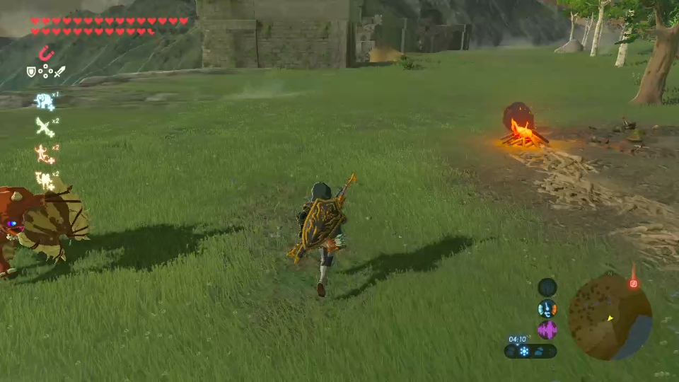 【塞尔达传说 旷野之息】30秒 这是我对篝火的全部理解_单机游戏热门...