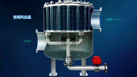 全自动过滤机结构及工作示意图