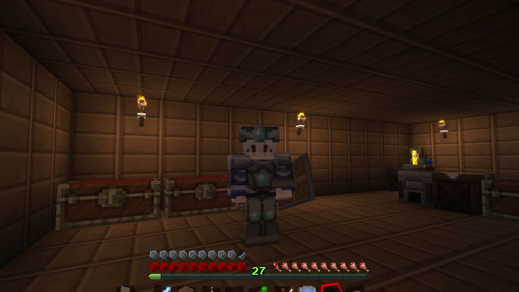 【残烛解说】我的世界-单人生存第十七期:决战前夕,制造附魔装备_...