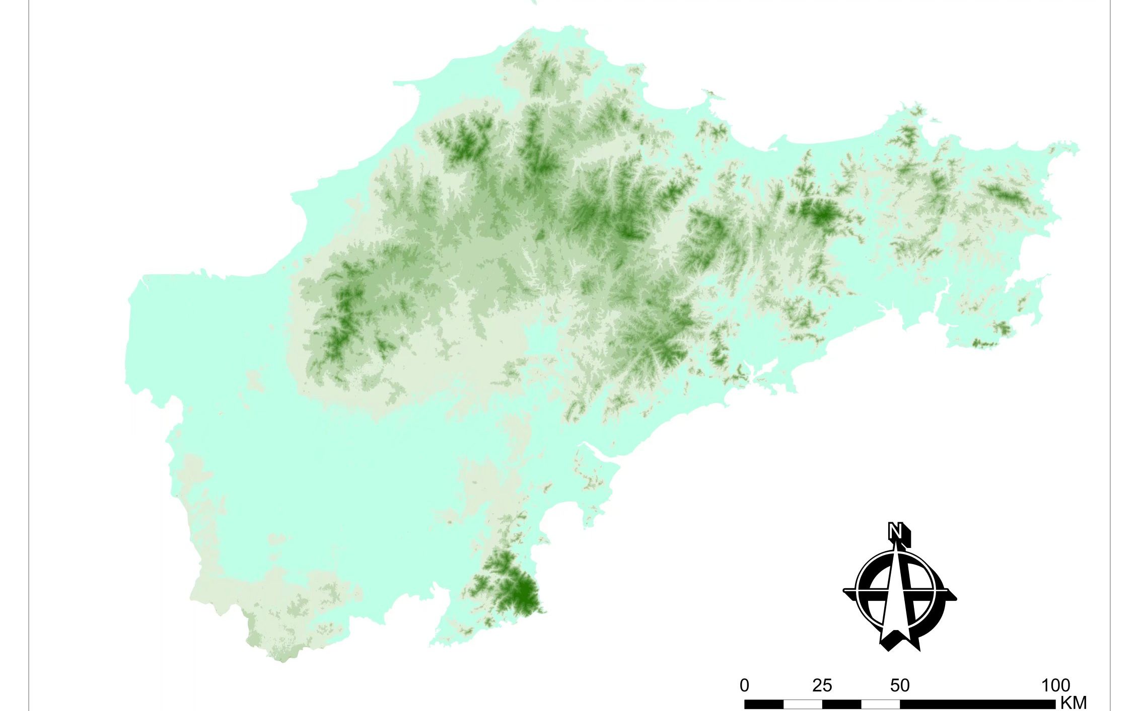在ArcGIS中色带的制作与配色