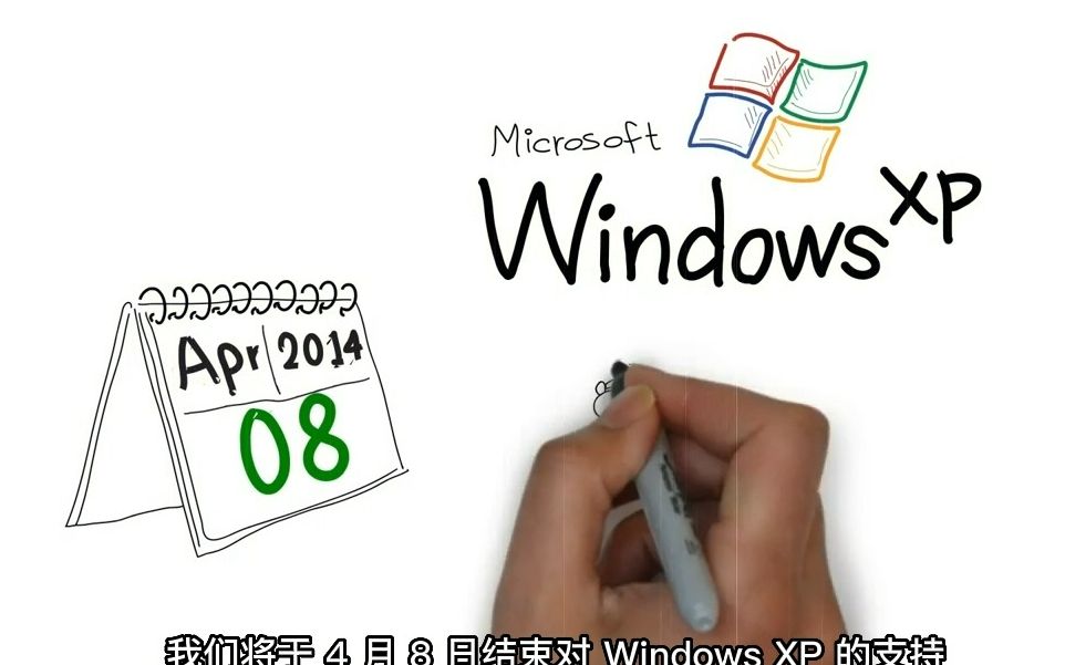 【泪目向】Windows XP 结束支持宣传片合集