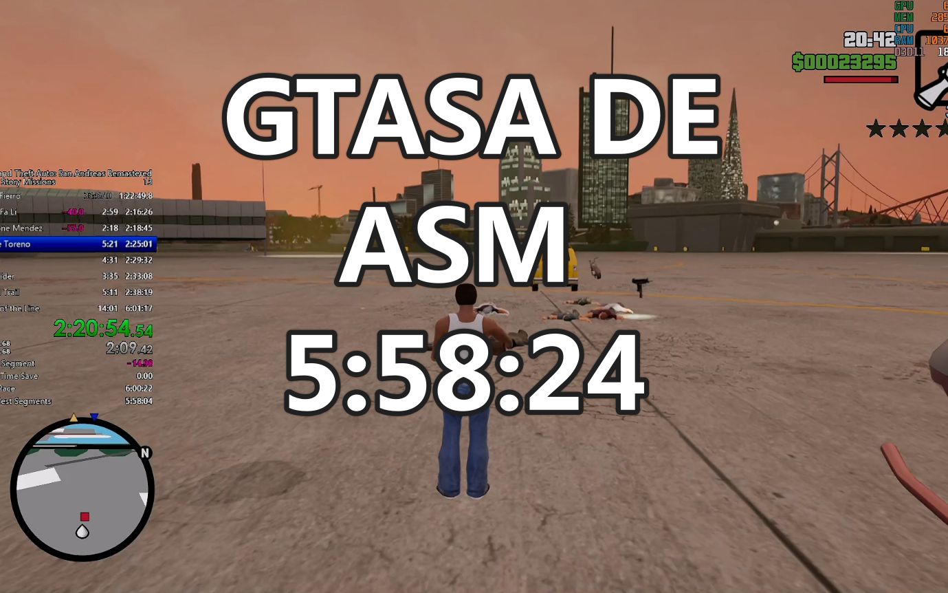 【GTASA】圣安地列斯 最终版 全任务速通