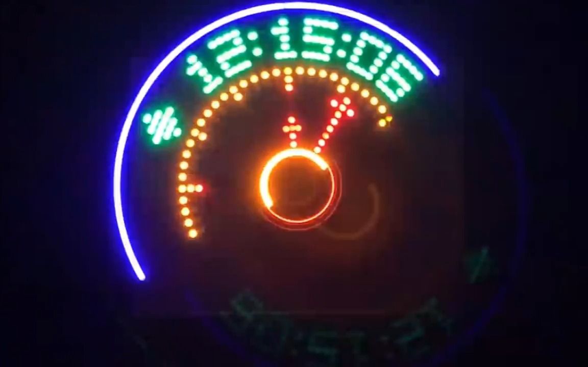 网友集体破防的旋转时钟电路