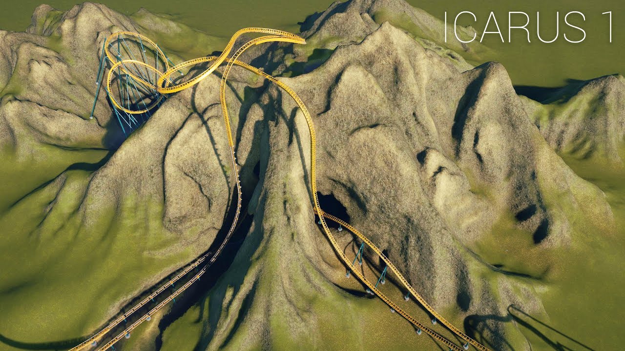 ...集 - 山体调整与过山车布局 Mountain Terraforming & Coaster Layout