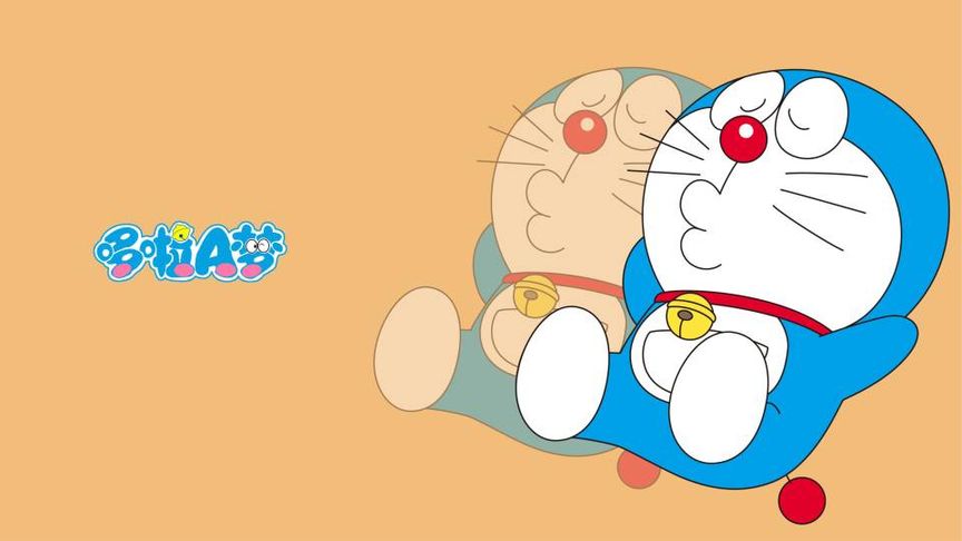 用python turtle函数绘画哆啦A梦+螺旋线 帅嗷