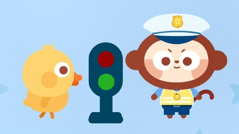 多多小警察儿童游戏多多成为一名交警指挥堵塞的交通