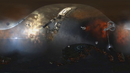 360 VR 全景 虚拟现实 震撼体验! EVE online 游戏VR体验