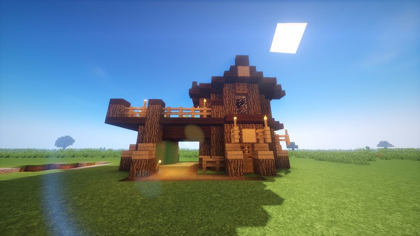 《我的世界建筑教程》教你建造一个生存向的木制小屋