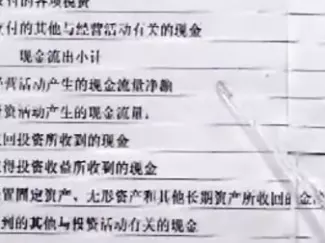 财务报表分析——现金流量表