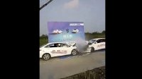 碰撞测试《新桑塔纳VS艾瑞泽5》现场小视频来一波