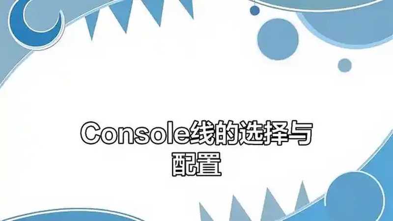 企业网络设备Console线使用指南