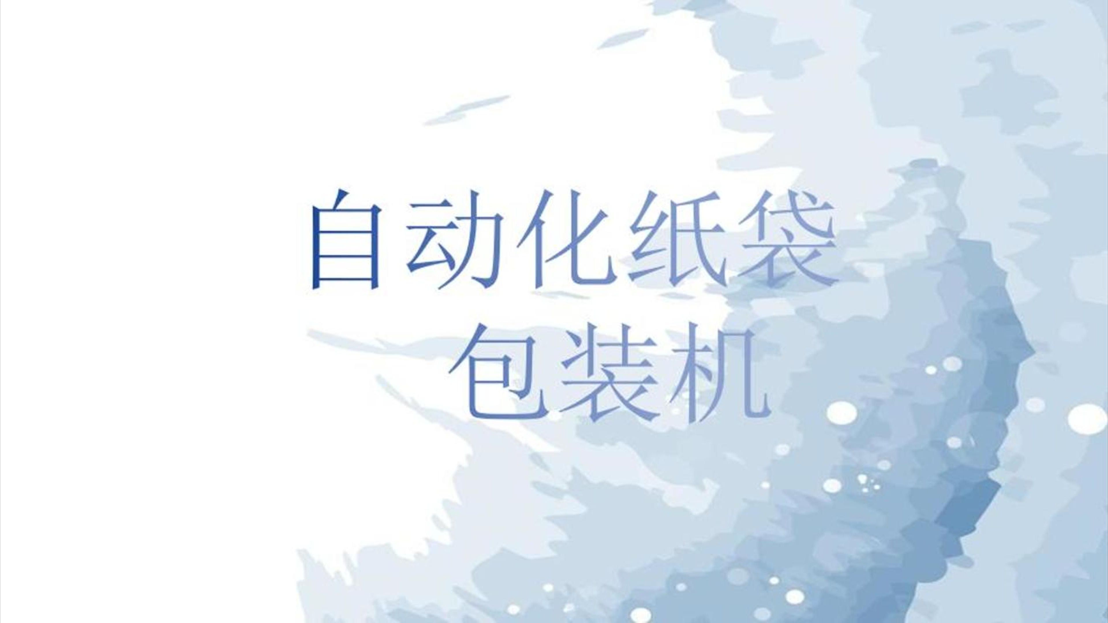 自动化纸袋包装机
