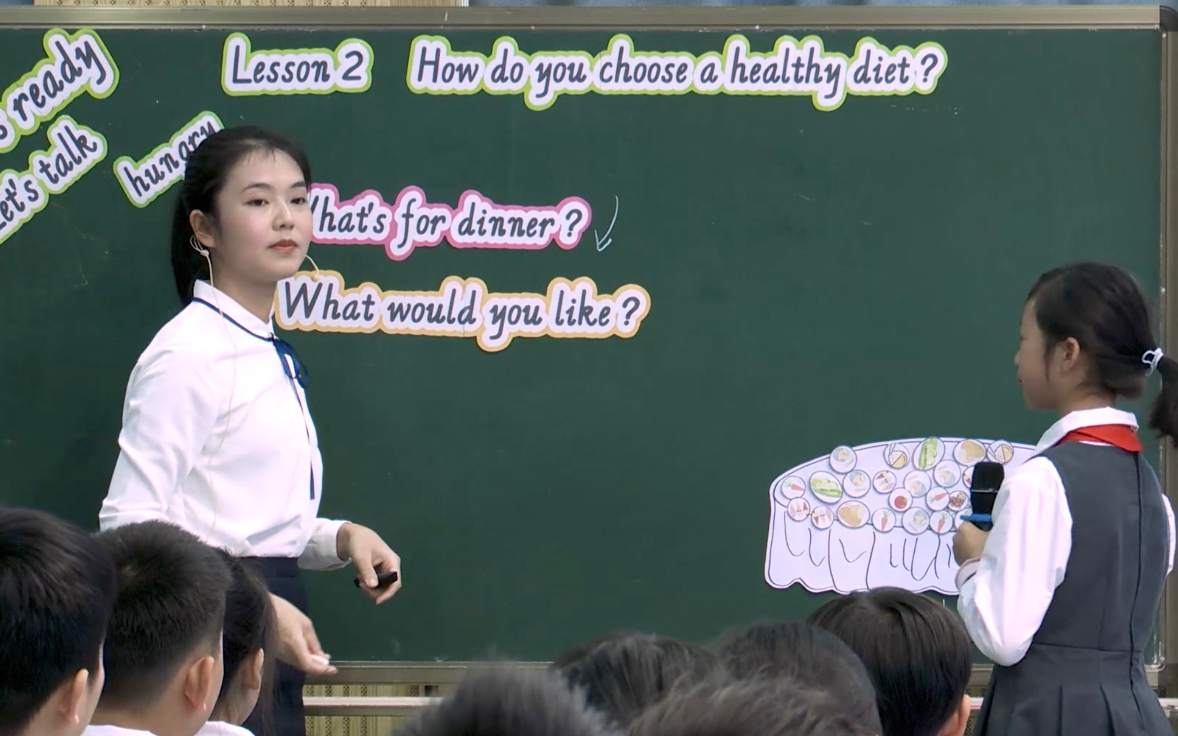 顺德小学英语教学评一体化课例:四年级上册Unit 5 A Let's talk顺德大良...