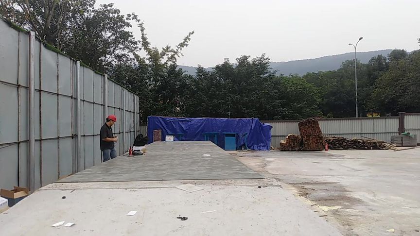 汽车衡安装视频三