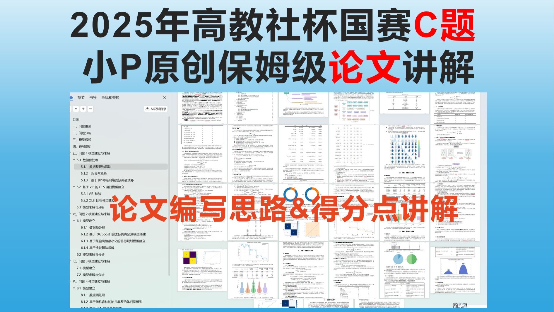 【得分点解析】2025数学建模国赛C题原创论文保姆级教学! NIPT 的...