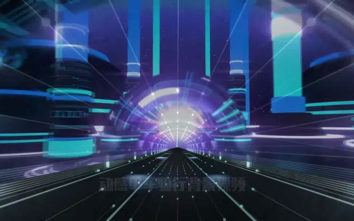 2424动感单车 马路骑行健身房奔跑动态公路第一视角舞台背景视频素材