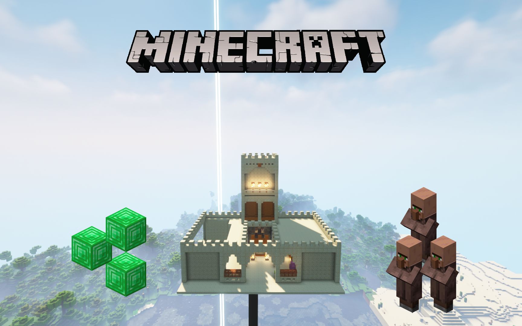 【我的世界1.17】 #17:掠夺塔建成绿宝石铺地