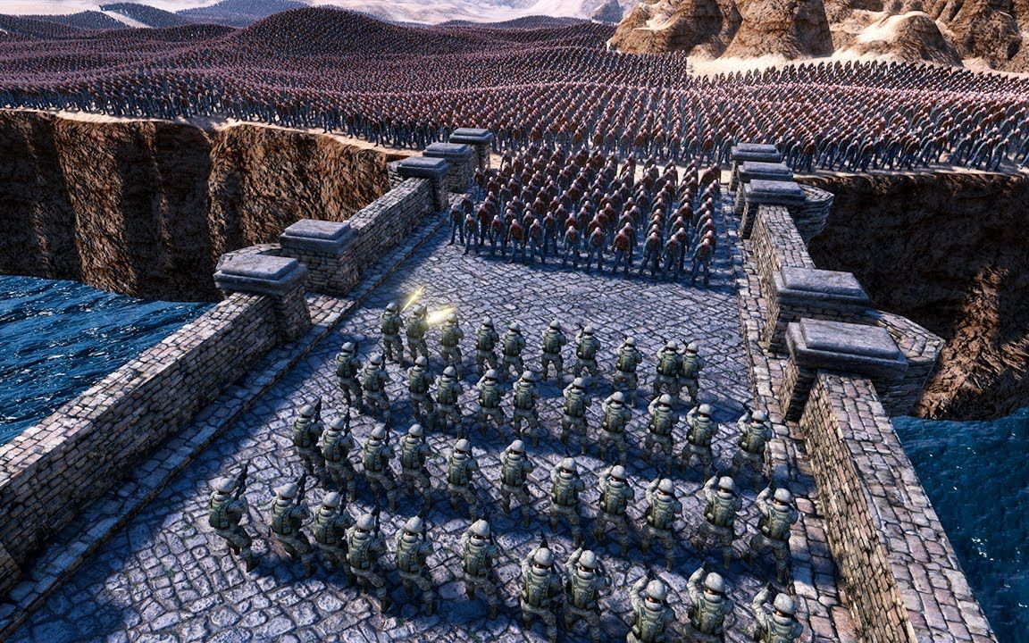 史诗战争模拟器:100万古代战士对战10万弓箭手