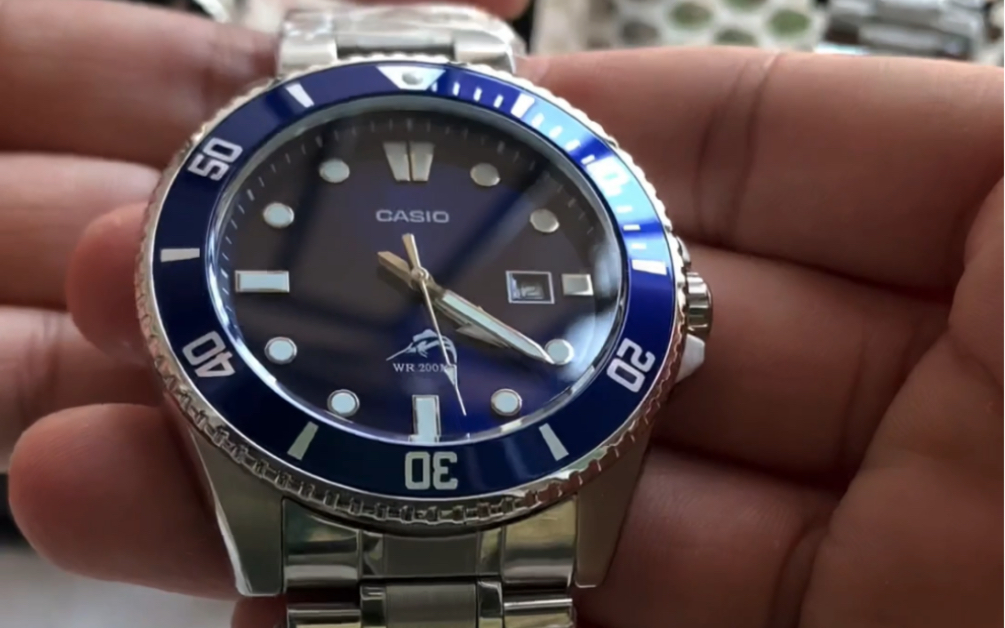 卡西欧剑鱼MDV106更换钢带展示