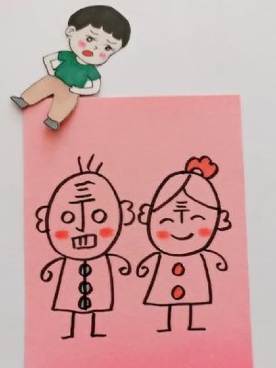 #简笔画教程 #育儿简笔画 #手绘