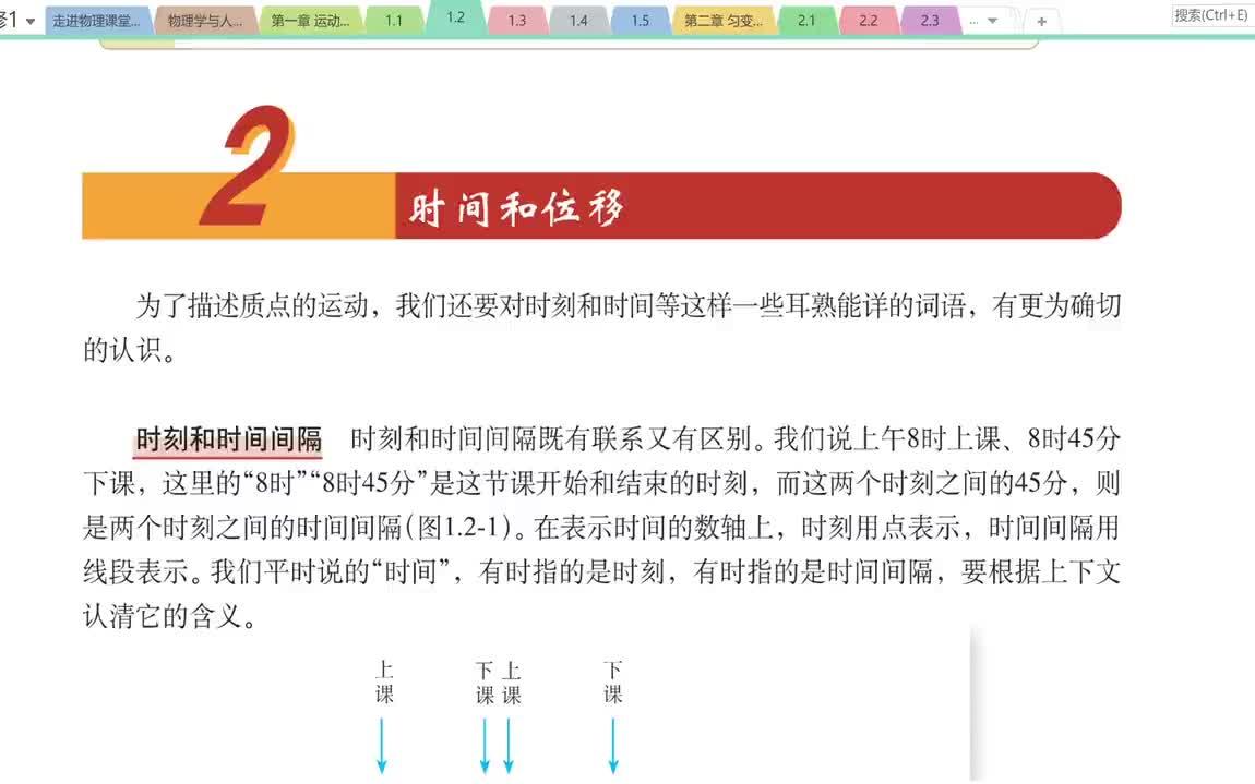 1.2 时间和位移