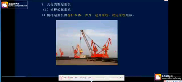 一级二级建造师机电专业-桅杆式起重机