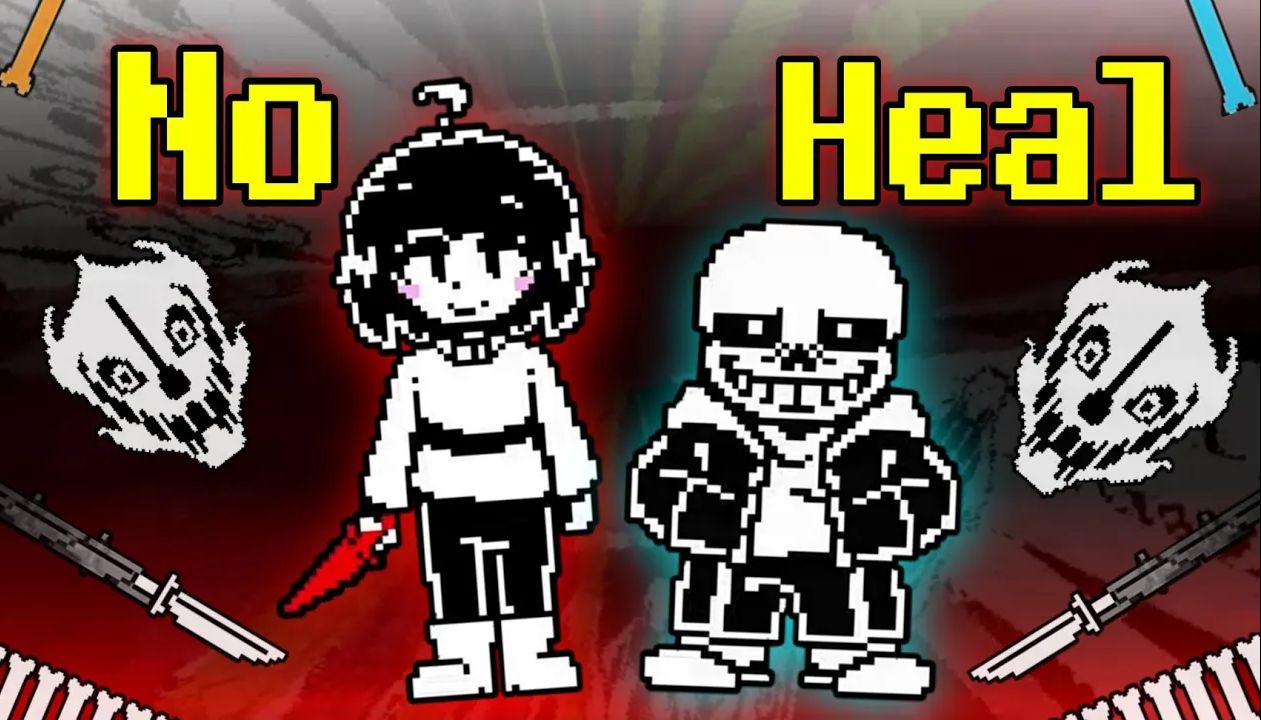 【ULB&NMD】最后的呼吸x再无交易Sans & Chara无药通关!_哔哩...