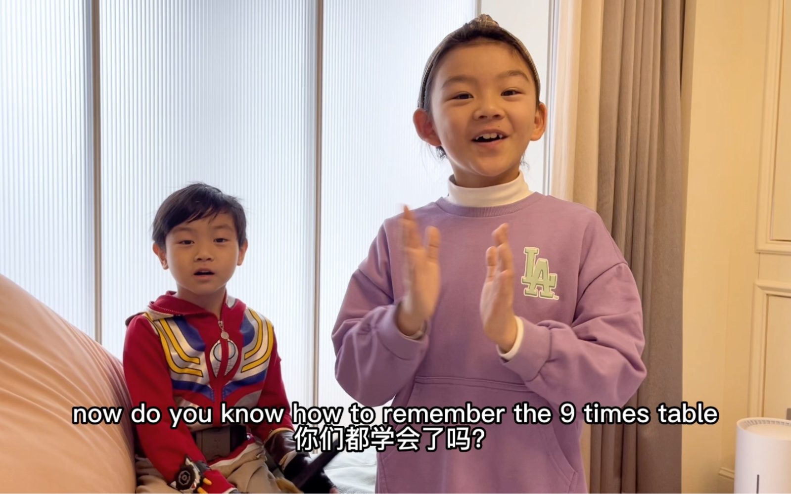 全英文学习Vlog|原来九九乘法表还可以用手指来计算
