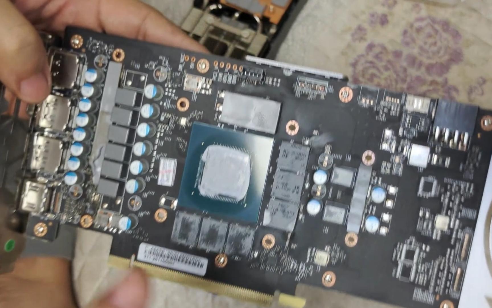 矿卡3060ti拆机验身来了!影驰金属大师oc换硅脂看是否降温有效